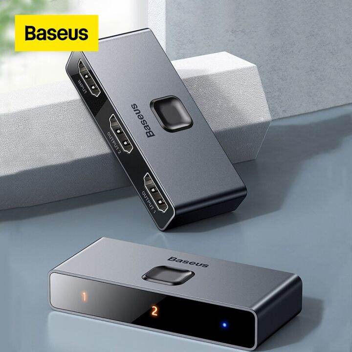 Baseus 4K HD Switch 3 Port 4K USB Switch Switcher Box For Sharing ...
