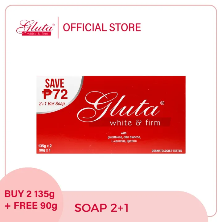 Gluta White & Firm Soap 135g Buy 2 Take 1 90g | Lazada PH