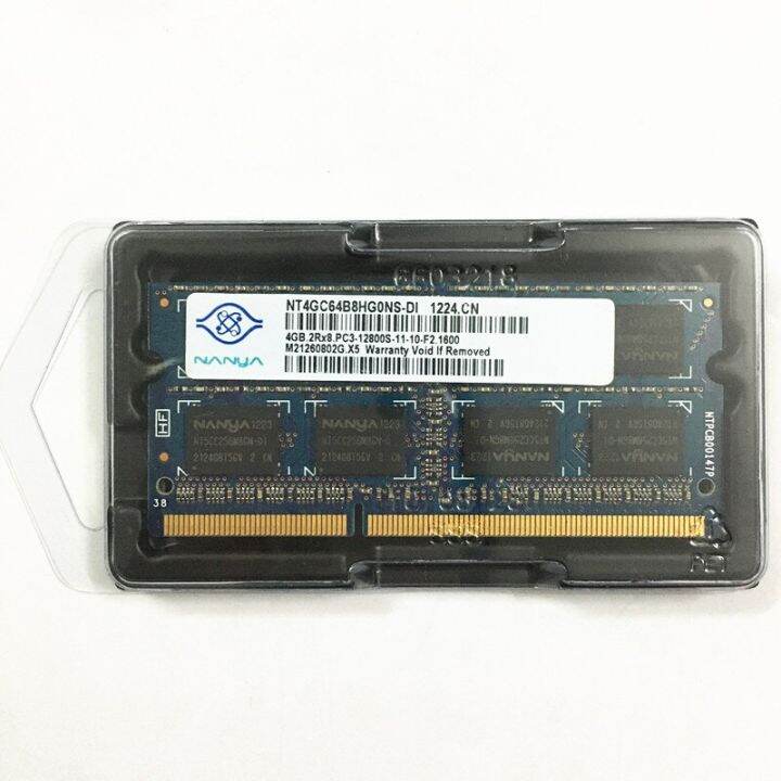Nanya DDR3 4GB 1600MHz RAM 4GB 2RX8 PC3-12800S-11 DDR3 1600 4GB หน่วยความจำแล็ปท็อป | Lazada.co.th