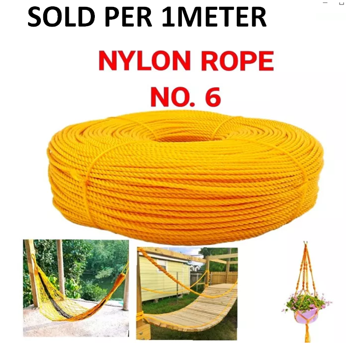 Twisted Poly Rope Yellow Polypropylene Ropes 6mm | Lazada PH