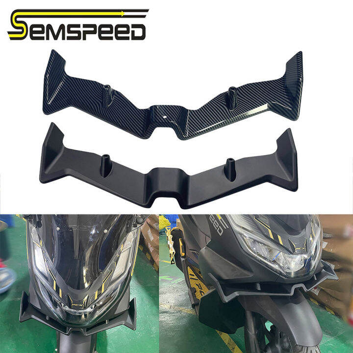 SEMSPEED Motorcycle Front Lip Beak Wheel Nose Faring Cover For Honda ...