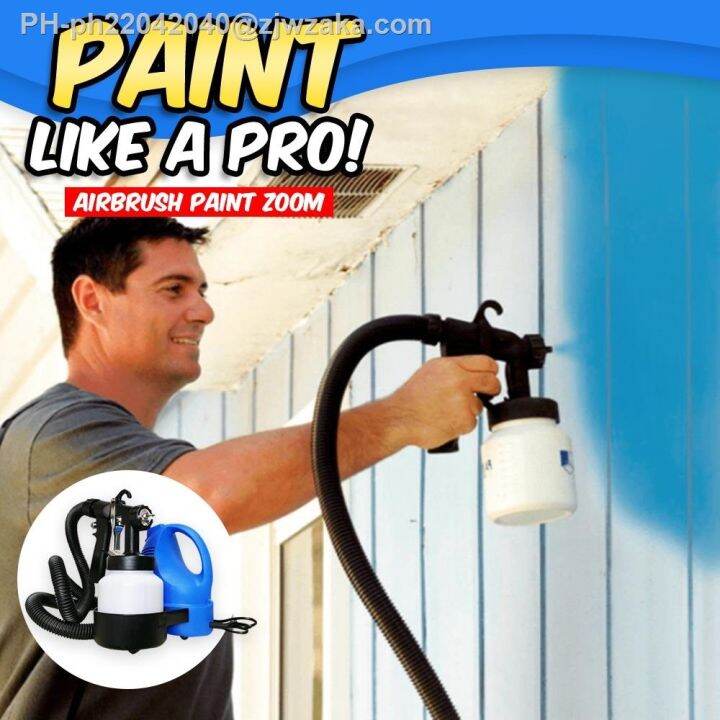 spray gun paint Airbrush Spray Paint Gun With Air Compressor 3 Spray ...