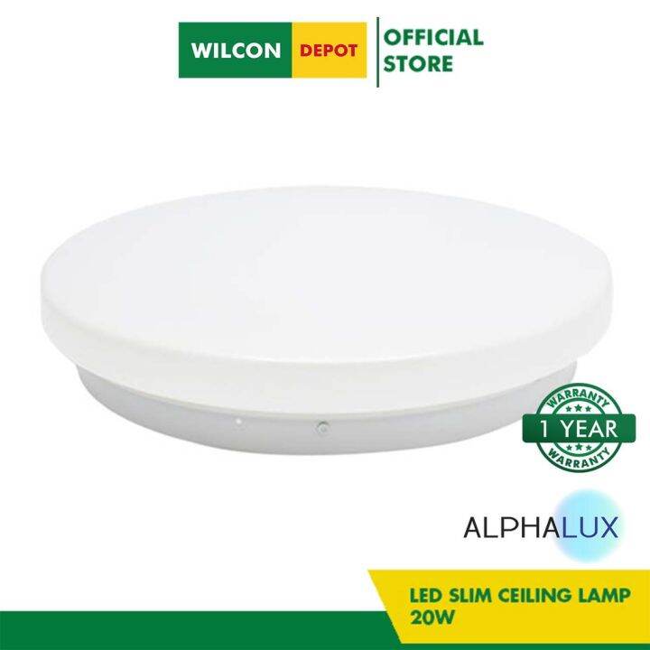 ALPHALUX 20W Daylight 6500K Led Slim Ceiling Lamp Round JC CL19 by ...