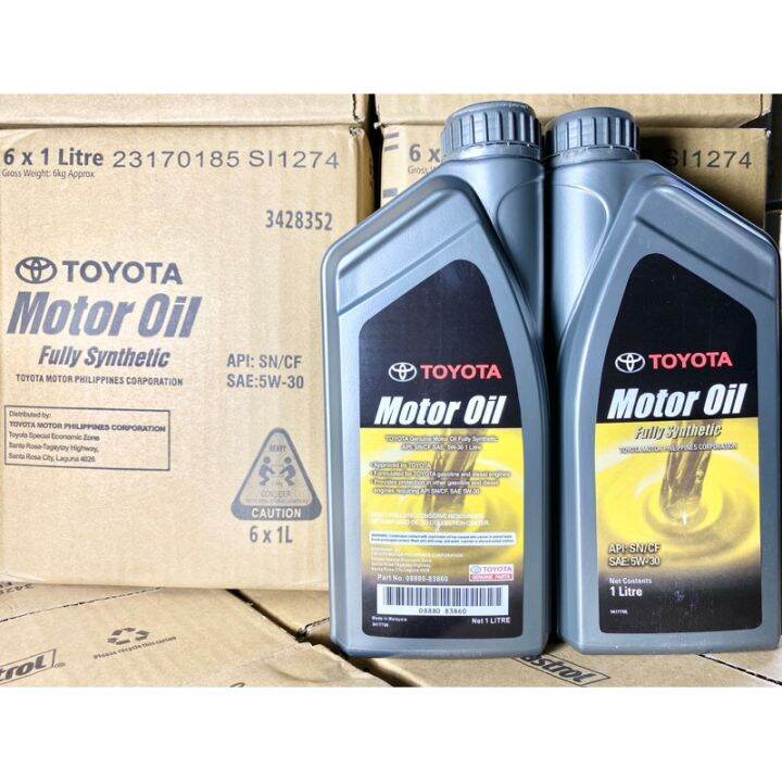 [Hot sale] COD Toyota Genuine Motor Oil Fully Synthetic 5w-30 1L for ...