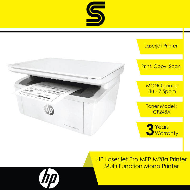 HP LaserJet Pro MFP M28a Printer - Multi Function Mono Printer | Lazada