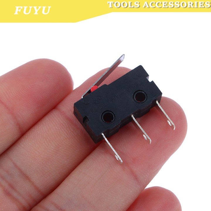 FUYU 5PCS Long Foot Micro Switch 3Pin NO NC Mini Limit Switch 5A 250VAC ...