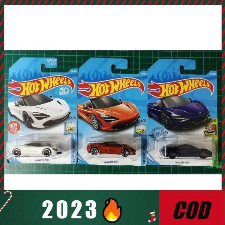 Hot Wheels McLaren 720S Speedtail orange violet HW Exotics 1:64 diecast ...