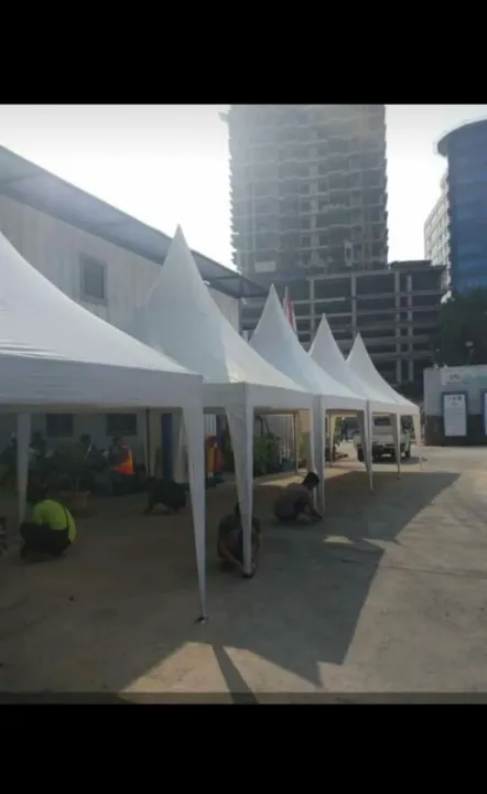 tenda kerucut model sarnafil 3x3 | Lazada Indonesia