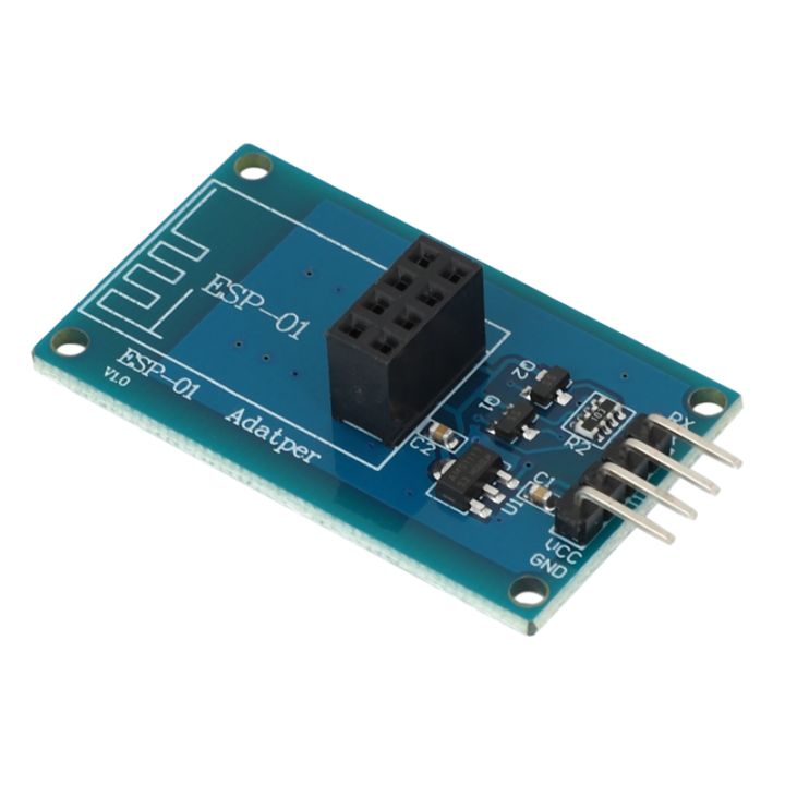 Esp 01 Serial Wifi Wireless Adapter Module 3 3v 5v Esp01 Breakout Pcb For Arduino Th