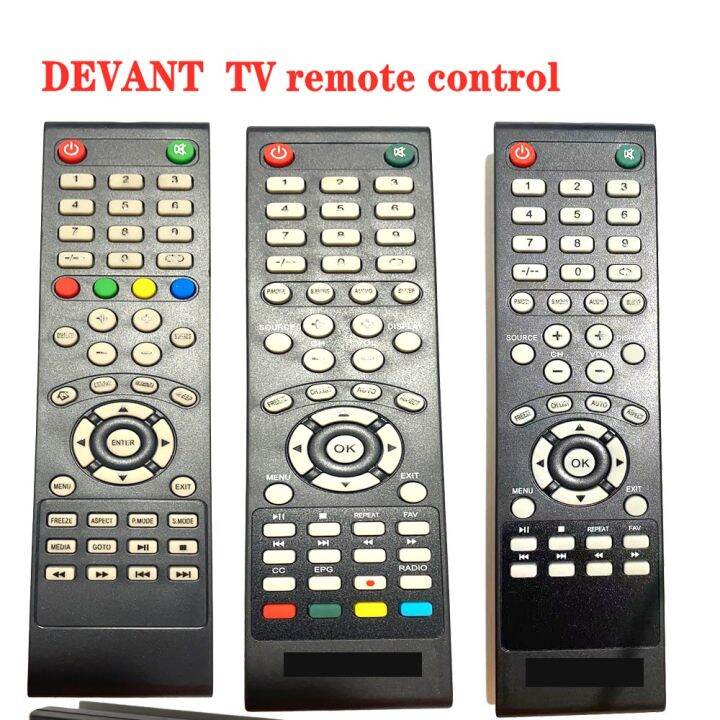Original For DEVANT LCD LED TV Player evision Remote Control TV | Lazada PH