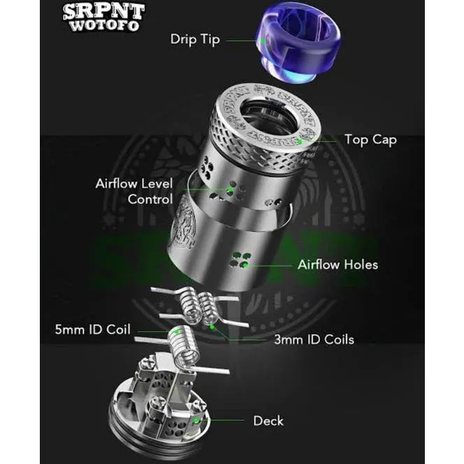 WOTOFO SRPNT RDA Legit | Lazada PH