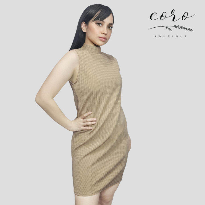 CORO | Turtle Neck Dress | Smart Casual Outfit for Women | Lazada PH