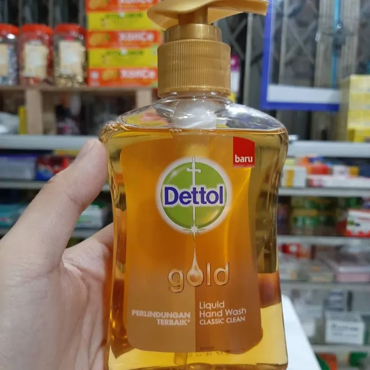 [SPECIAL EDITION] DETTOL GOLD LIQUID 200ML / Hand Wash Classic Clean / SABUN CUCI TANGAN DETOL ...