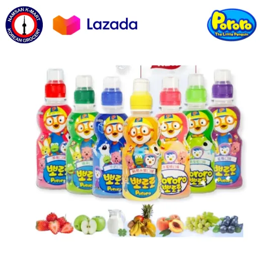 Pororo Juice Milk-like Drink Grape Apple Strawberry | Lazada PH