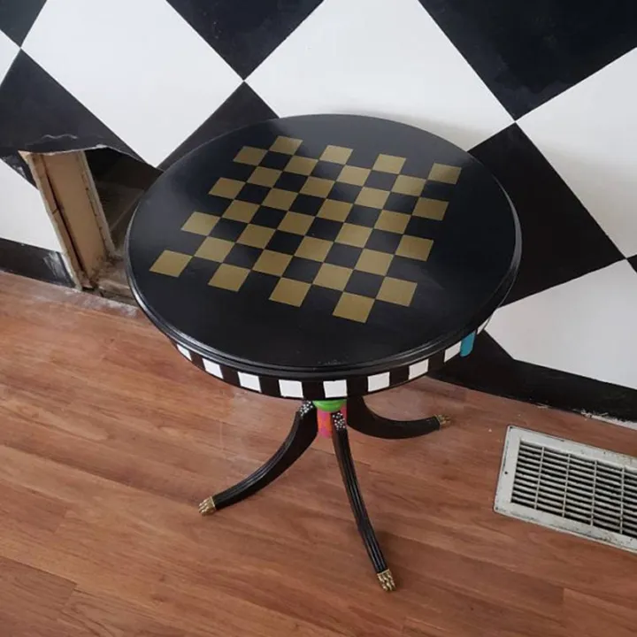 Make Your Own Chess & Checker Game Board Table Vinyl Wall Quote Sticker ...