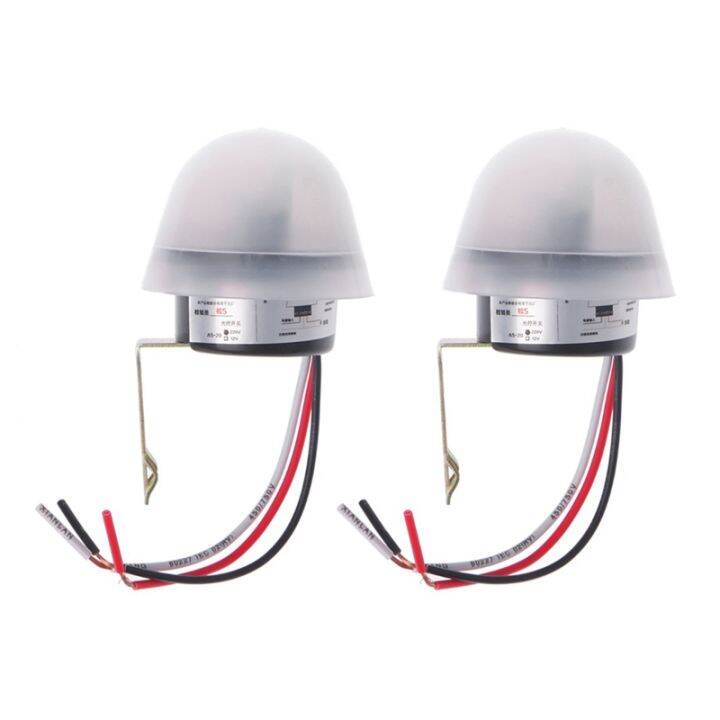 2X Automatic on Off Photocell Street Light Lamp Switch C AC 220V 50 ...