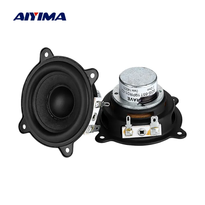 AIYIMA 2ชิ้น2.5นิ้วเบสลำโพง2โอห์ม15วัตต์เสียงเสียงวูฟเฟอร์ลำโพงสำหรับ ยา XL ลำโพง | Lazada.co.th