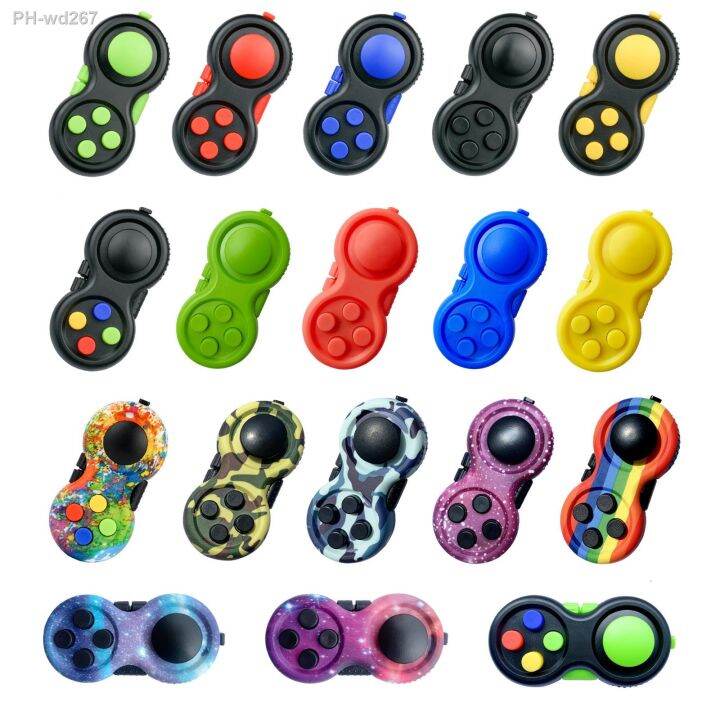 Fidget Pad Controller Finger Toy Antistress Hand Anti Stress Games for ...
