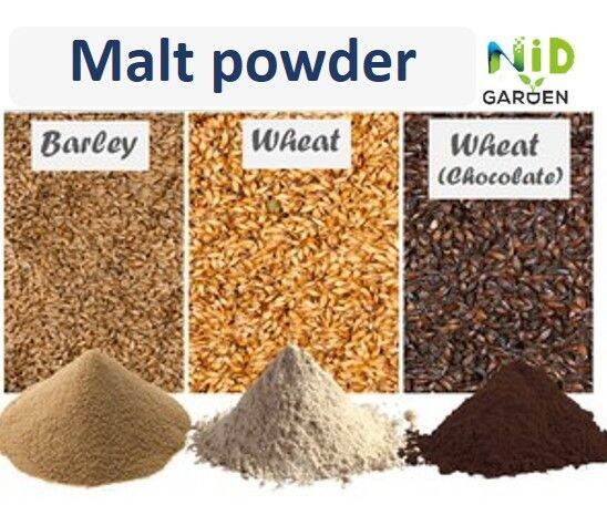 มอลต์บดละเอียด (diastatic malt powder) แป้งมอลต์ ขนาด 500 g (Whole ...