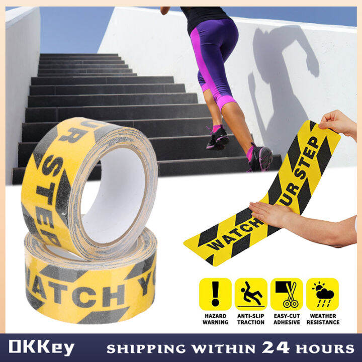 Warning Safety Stickers Abrasive Anti Slip Floor Tape for Workplace ...