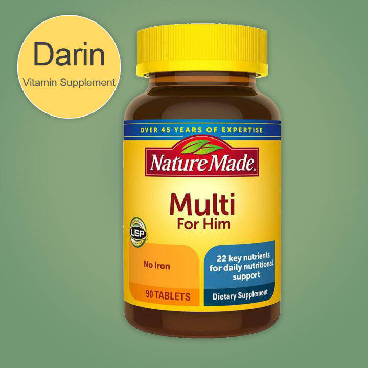 Nature Made Multi For Him 90 Tablets | Lazada.co.th