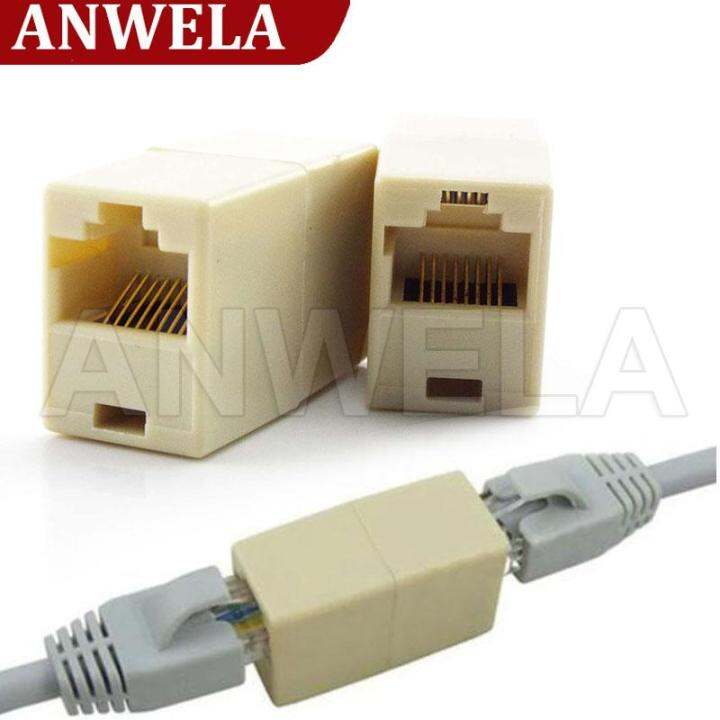 ANWELA Shop Network Ethernet Coupler RJ45 Female Extender Cable LAN ...