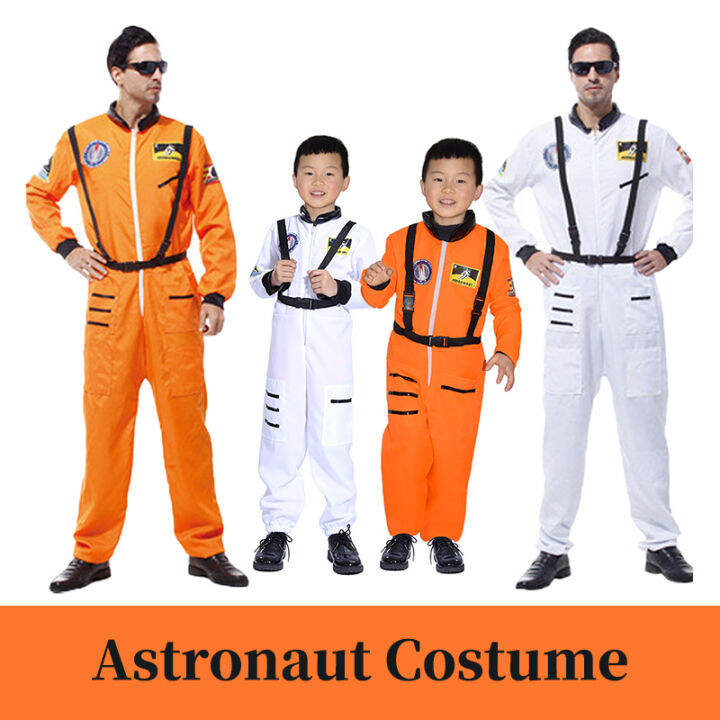 Astronaut Costume for Kids Adult Nasa Astronaut Costume Boys Girls Role ...