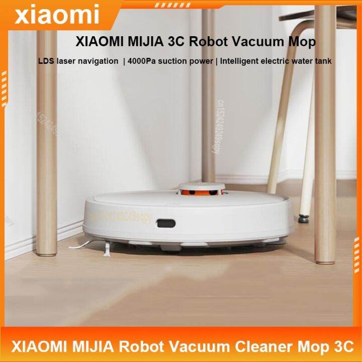 XIAOMI MIJIA Robot Mop 3C Sweeping Washing Mopping Home Dust 4000PA LDS ...