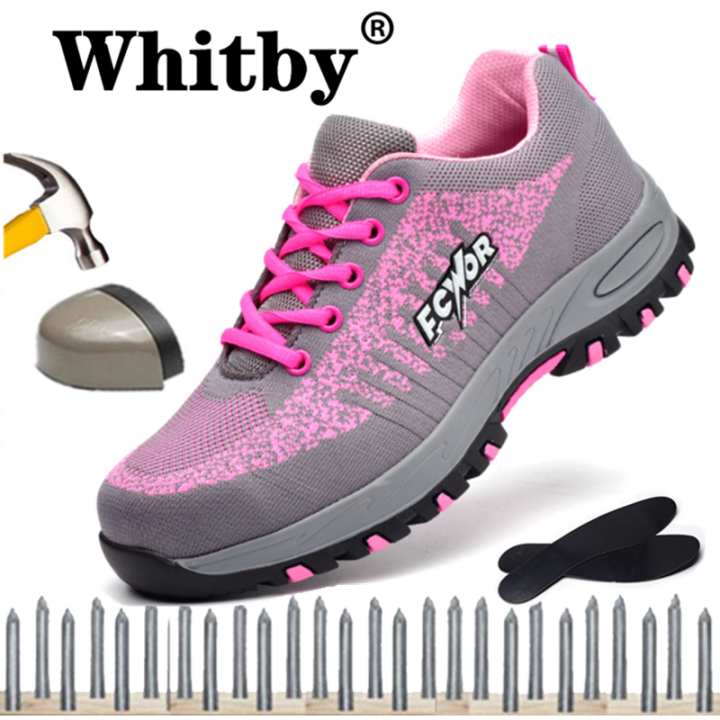 Brand Whitby （COD 3 Days Delivery）Safety Shoes For Women Steel Toe Iron ...