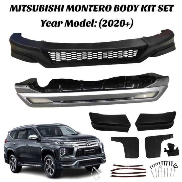 CP MITSUBISHI MONTERO 2020 2021 2022 2023+ FRONT AND REAR BUMPER NUDGE ...