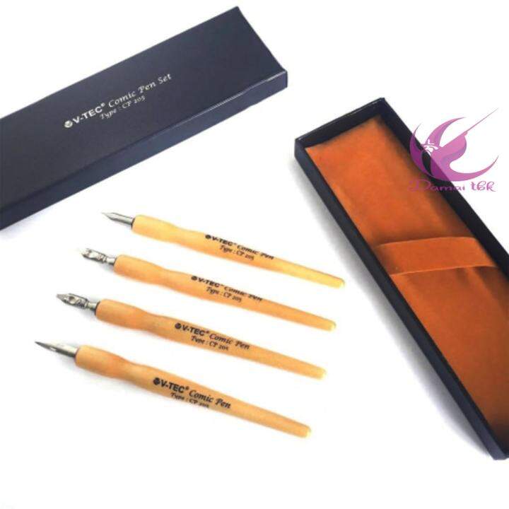 V-Tec Comic Manga Drawing Pen Set PV-Tec Comic Pen Set CP 205 | Lazada ...