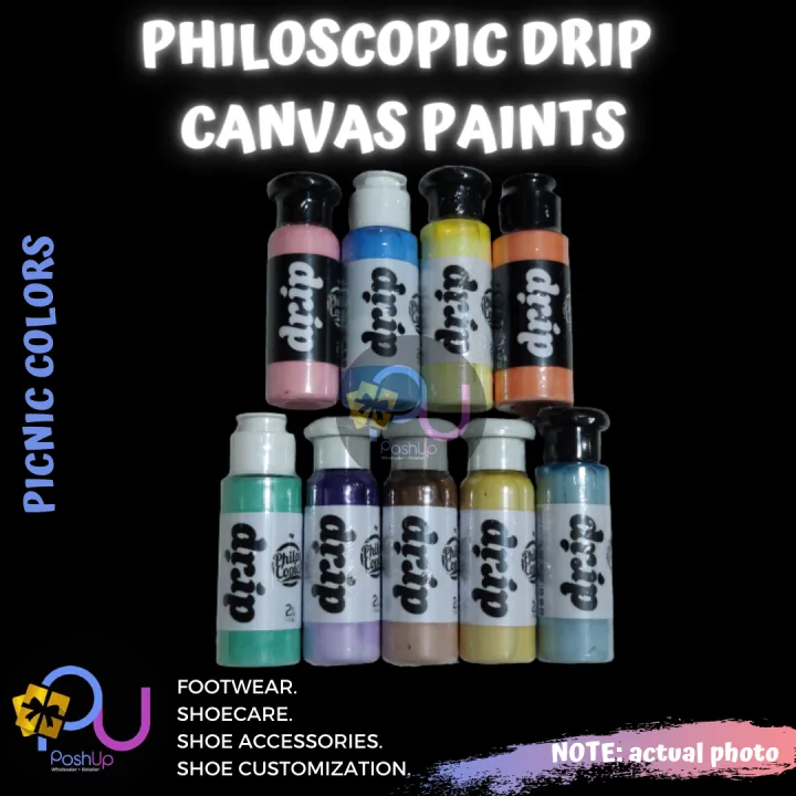 Drip Canvas Paint 2oz Picnic Colors (by PhilosCopic) - PoshUp | Lazada PH