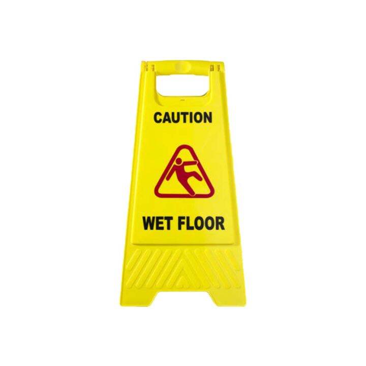Papan Tanda Lantai Basah Licin Wet Floor / Caution Board | Lazada