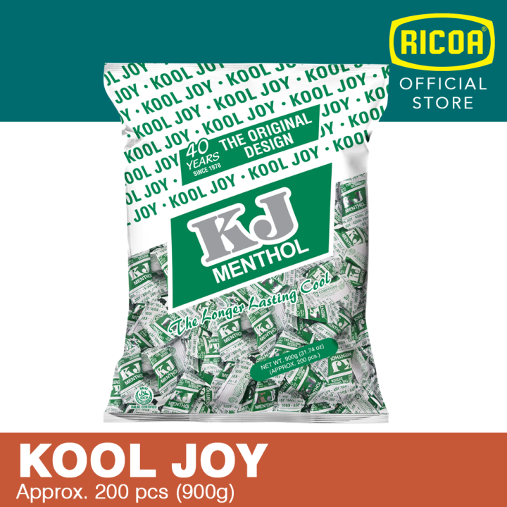 RICOA Kool Joy Menthol Candy 900g (200s) | Lazada PH