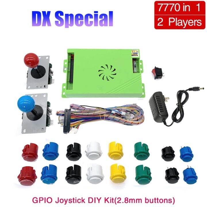 For Pandora Saga Box DX GPIO Joystick DIY Kit 2.8mm Buttons 7770 in 1 Arcade Game for Arcade ...
