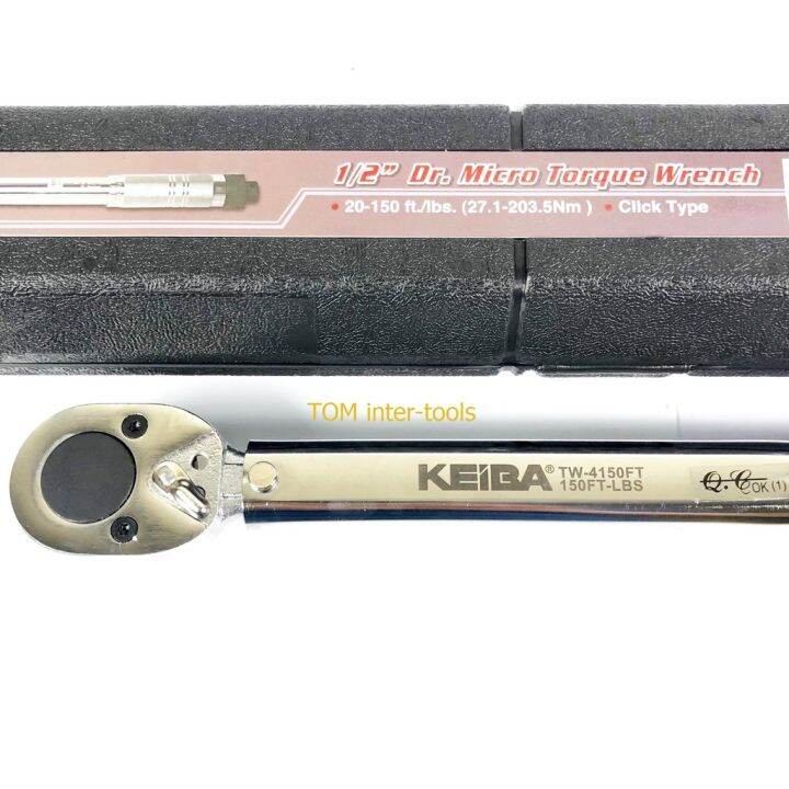 ด้ามปอนด์ ออโตเมติค 1/2" * 20-150 ฟุต/ปอนด์ KEIBA NO.TW-4150 | Lazada.co.th