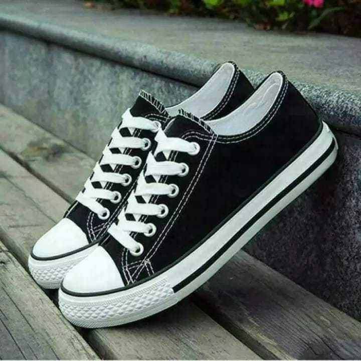 sepatu sekolah pendek kekinian yang lagi viral/sepatu hitam putih ...