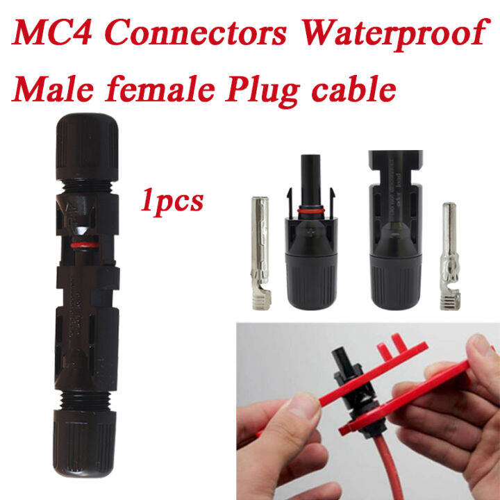 1Set MC4 Connectors Waterproof Male female Plug cable Terminals for ...