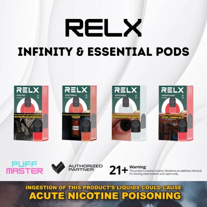 Relx Infinity Pro Pods Puff Master Philippines | Lazada PH