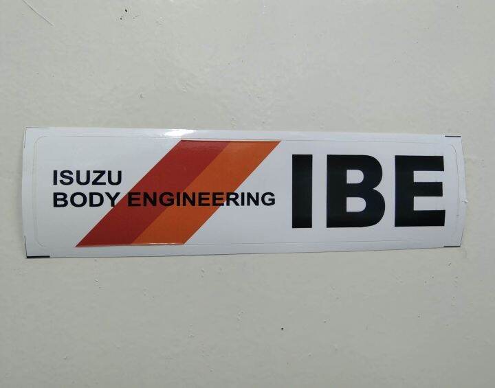 Isuzu elf NKR NPR aluminum van sticker | Lazada PH