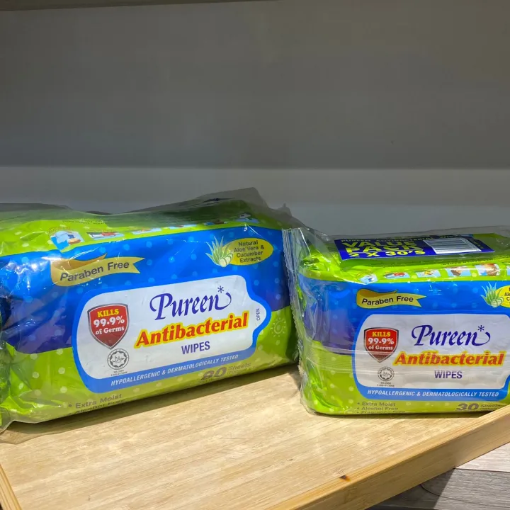 Pureen Antibacterial Wipes (VALUE PACK) | Lazada