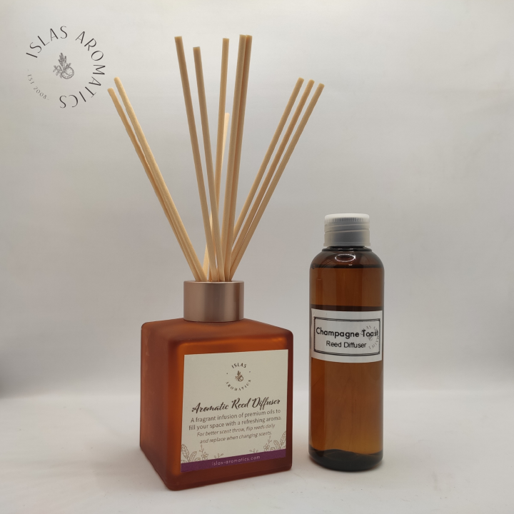 Champagne Toast Reed Diffuser Set and Refill Islas Aromatic | Lazada PH