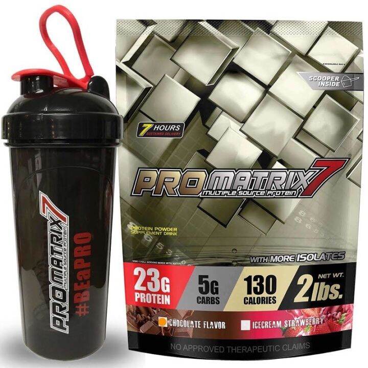 Promatrix Multi Multi Whey Protein Chocolate 2lbs with Free Black ...