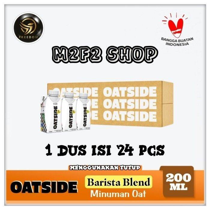 OATSIDE Mini Barista Blend Oat Milk | Susu Gandum Original Kotak UHT ...