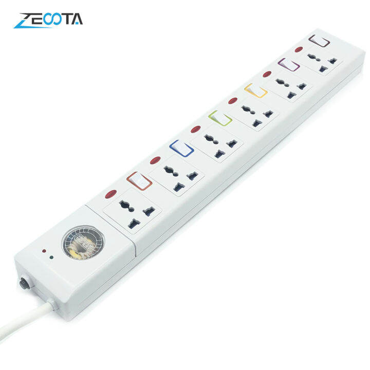 Original Power Strip Surge Protector 6 Way AC Universal Outlets ...