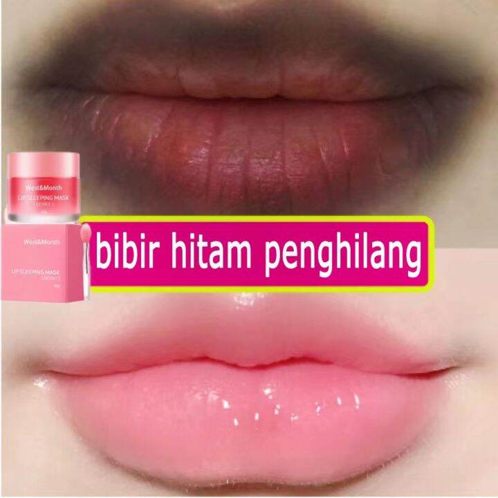 krim pelembab bibir hitam serum bibir untuk bibir hitam penghilang ...