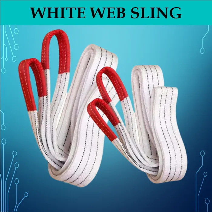 Equipment Pro 2Tx4m White Web SLing Flat Web Lifting Belt Drive Belt ...