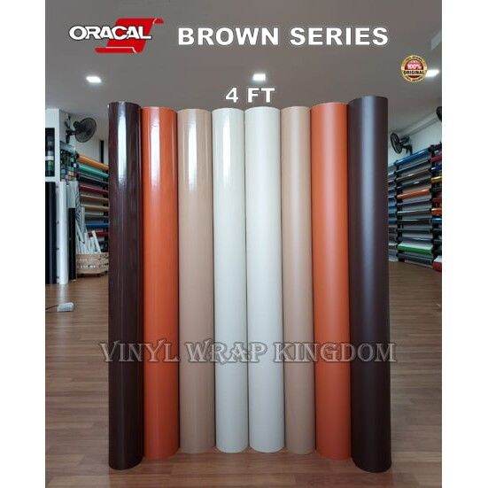 Oracal 651 Gloss/Matte Brown Beige Series Car Wrap Vinyl Films ...