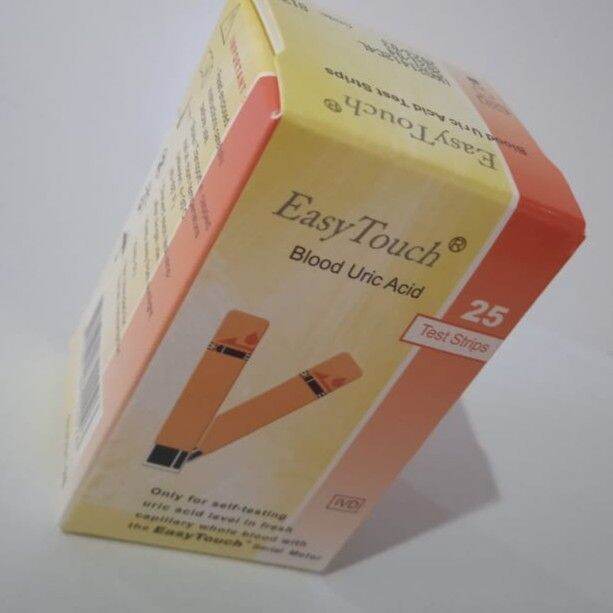 Easytouch Blood Uric Acid Test Strip / Strip Tes Asam Urat | Lazada ...