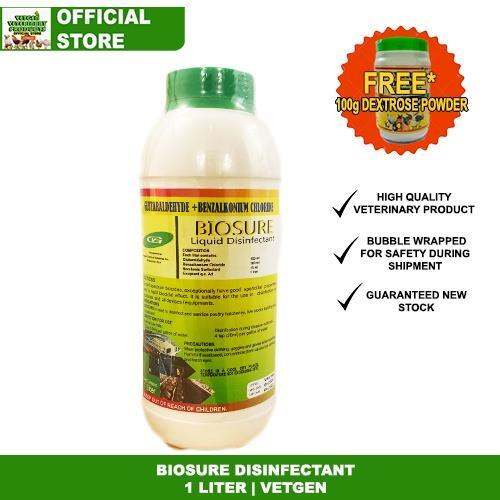 BIOSURE LIQUID DISINFECTANT VETGEN 1 LITER | Lazada PH